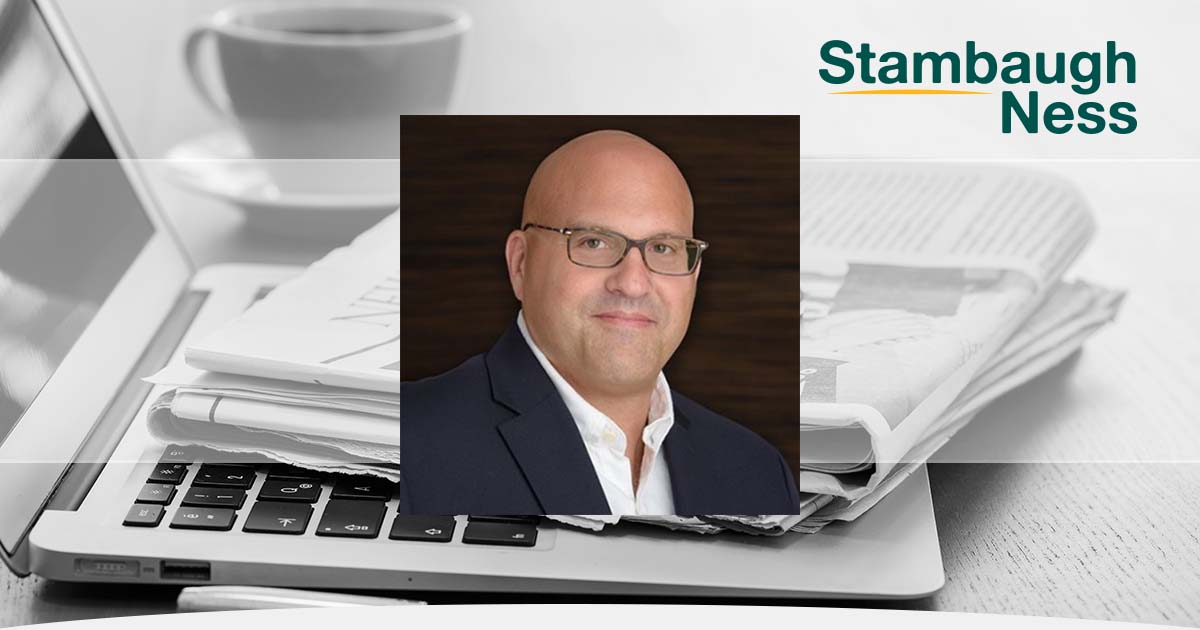 Stambaugh Ness Welcomes Michael DiOrio as Managing Director, Deltek ...