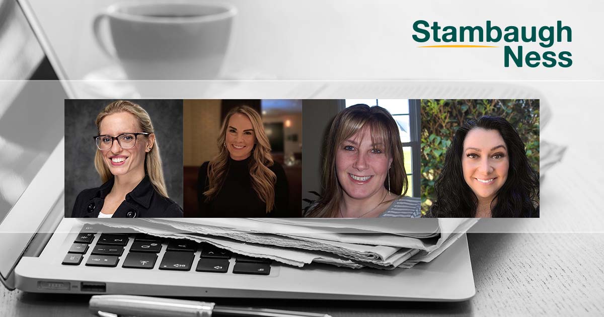 SN Welcomes Four New Team Members in Q1 2023 | Stambaugh Ness