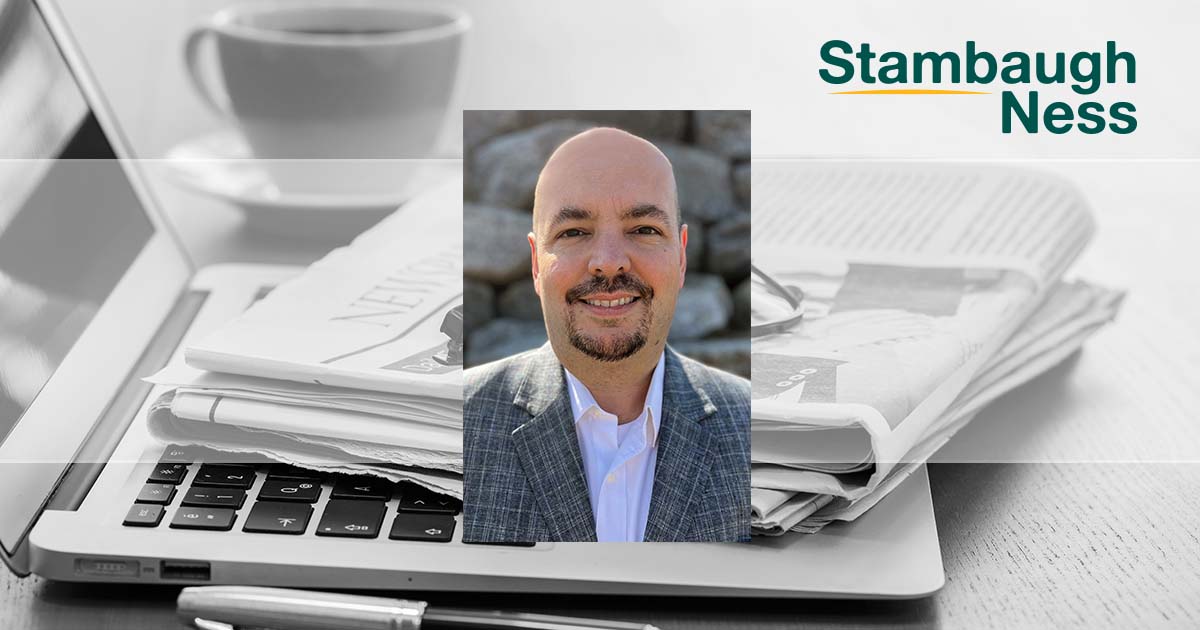 Stambaugh Ness Welcomes Kevin Kline as Managing Director, Assurance ...