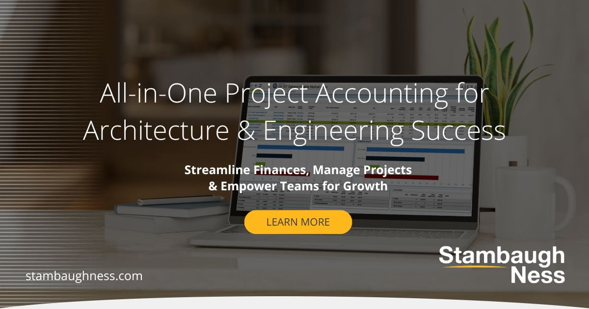 Deltek Ajera Erp For Architecture And Engineering Firms