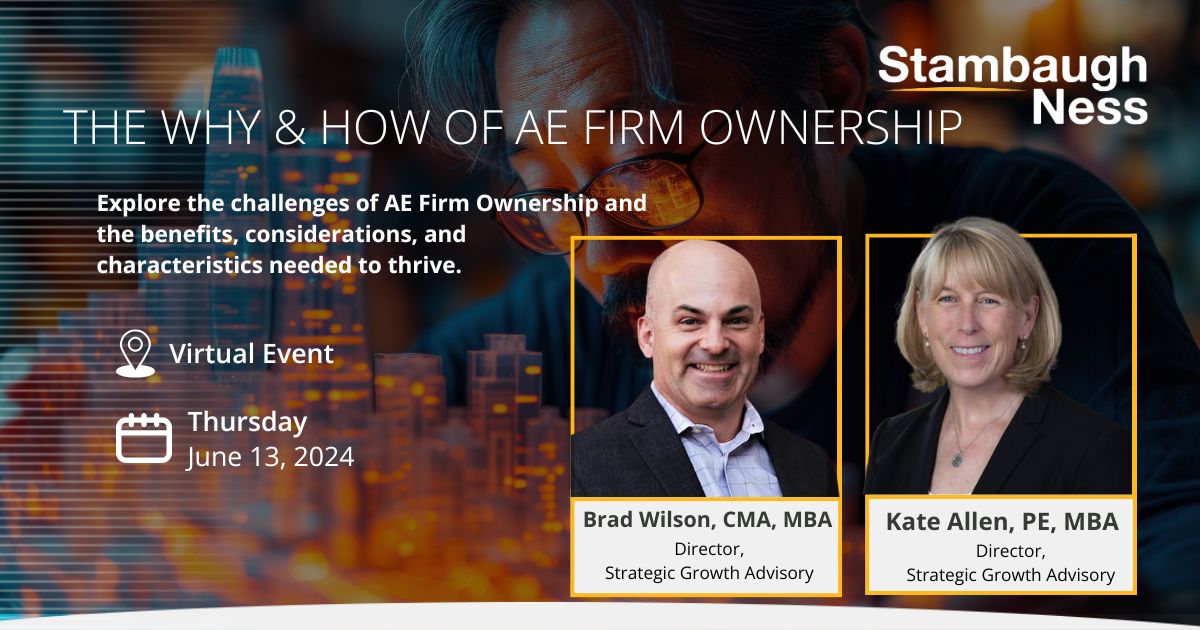 Build Your Career with Intention: A On-Demand Webinar on AE Firm Ownership
