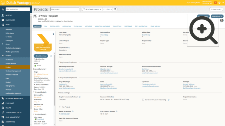 Track and Manage Contracts in Deltek Vantagepoint