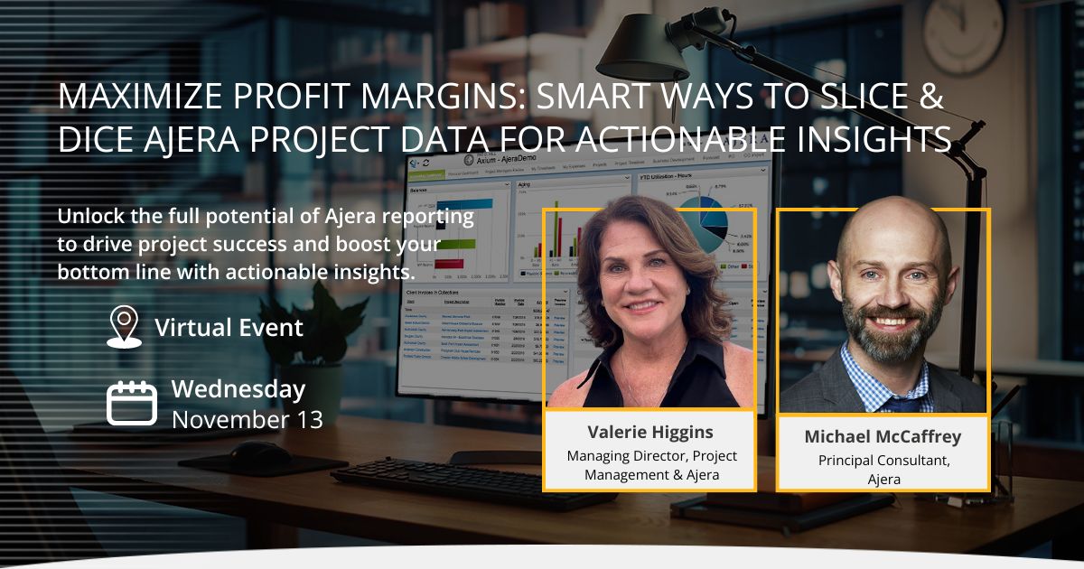Maximize Profit Margins: Smart Ways to Slice & Dice Ajera Project Data ...