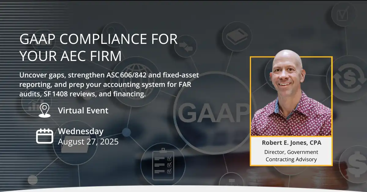 GAAP Compliance for Your AEC Firm