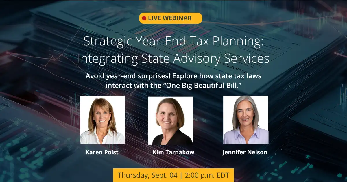 Strategic Year-End Tax Planning: Integrating State Advisory Services