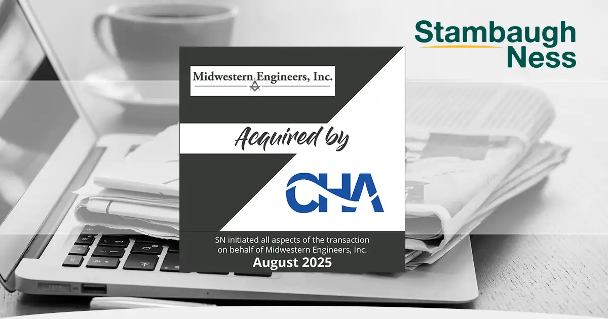 Stambaugh Ness Facilitates Strategic Acquisition of Midwestern ...