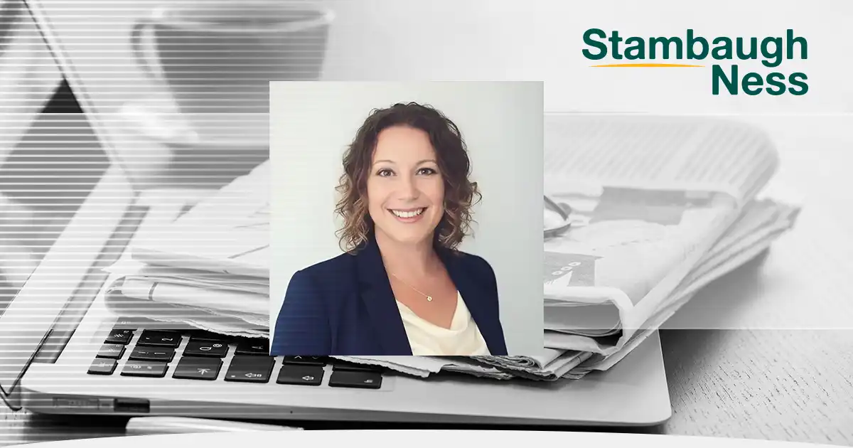 Jen Ponce de Leon Joins Stambaugh Ness as Director of Client Engagement